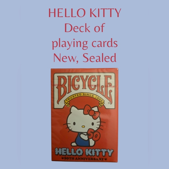 Games | Hello Kitty Deck Of Playing Cards New Sealed | Poshmark
